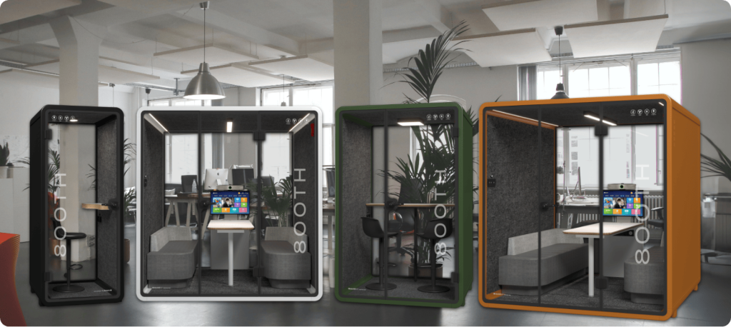 Meeting booth for 1 pax | 2 pax | 4 pax | 6 pax | 8 pax | 8OOTH