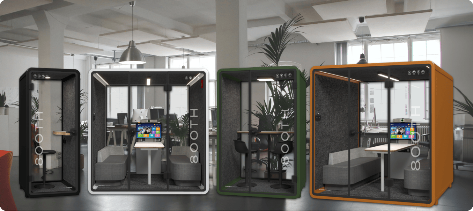 Meeting booth for 1 pax | 2 pax | 4 pax | 6 pax | 8 pax | 8OOTH